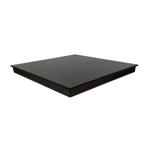 Ottoman Topper With Classic Edge | Ottoman Coffee Table Sled Tray Over ...