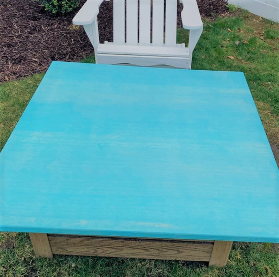 Fire Pit Topper for Custom Fire Pit With Modern Edge and Black Cherry ...