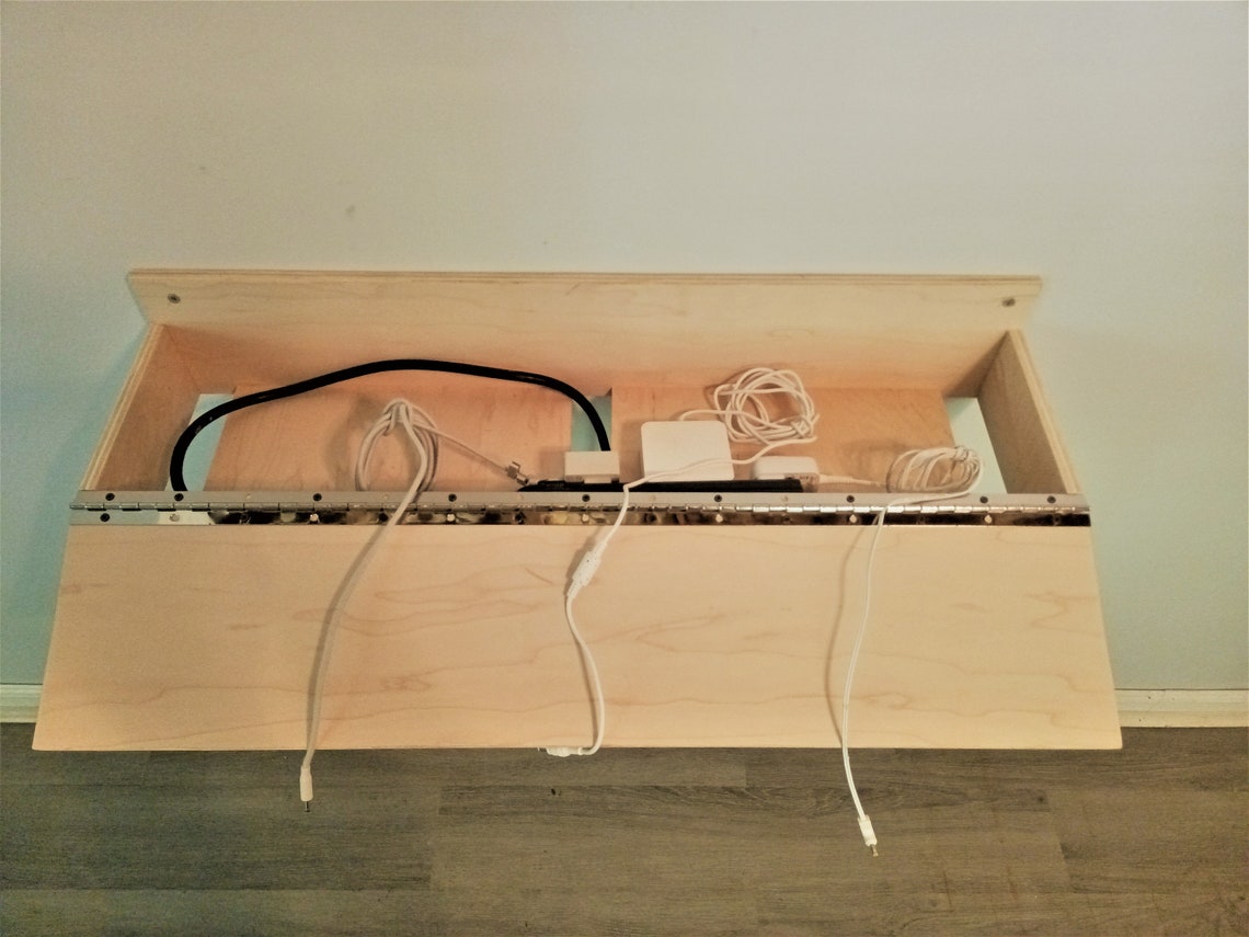 Cable Hiding Shelf for Amps and Plants Cable Management AV Box ...