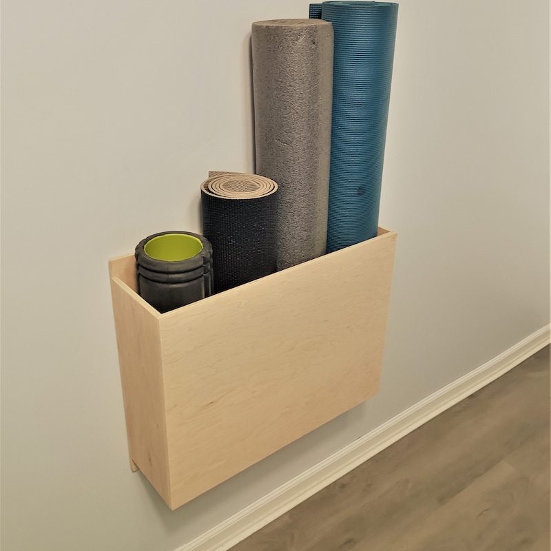 Yoga Mat Wall Holder - Etsy