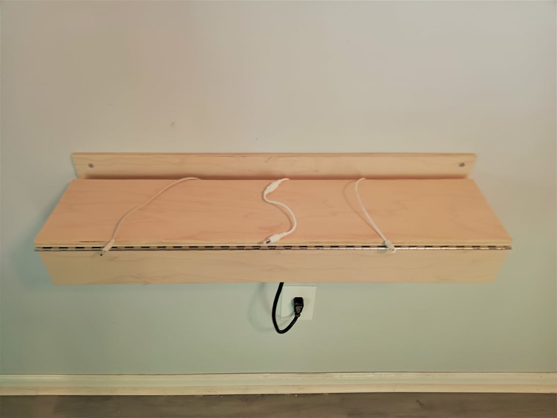 Cable Hiding Shelf for Amps and Plants Cable Management AV Box ...