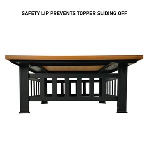 Fire Pit Topper for Custom Fire Pit With Modern Edge and Black Cherry ...