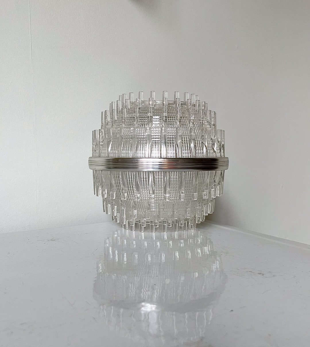 Vintage Clear Perspex Light Shade (1960s). - Etsy