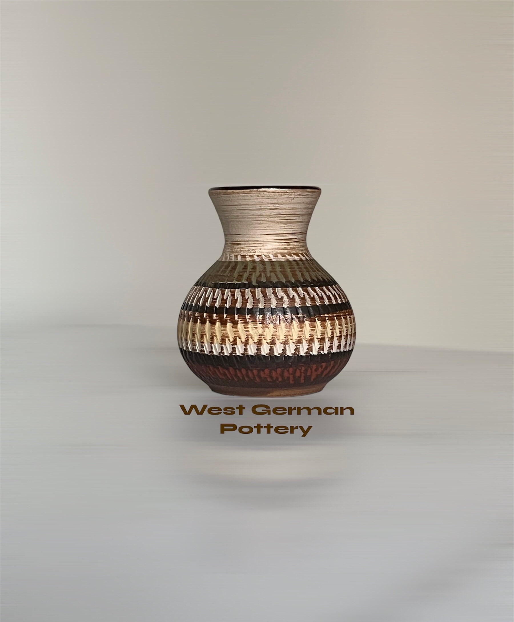 West German Pottery Vase Dumler and Breiden 1960s - Etsy