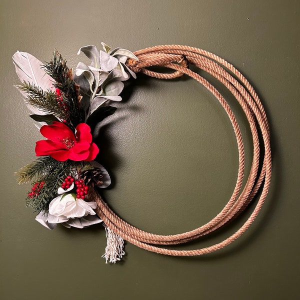 Rope Christmas Wreath - Etsy