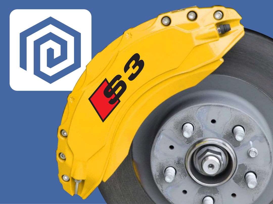 S3 Style Brake Caliper Decals A3 Hatch Sportback Sticker Logos (set of ...