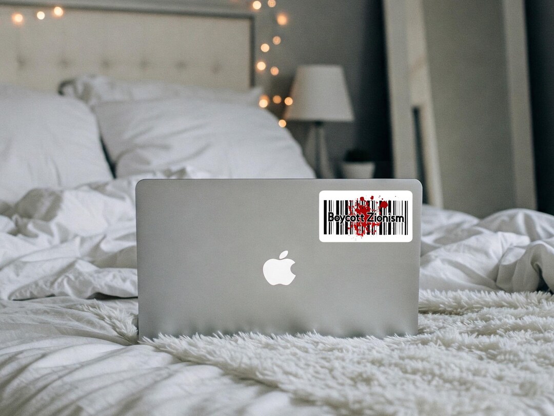 Anti Zionism Sticker Boycott Barcode Political Design Gifts That ...