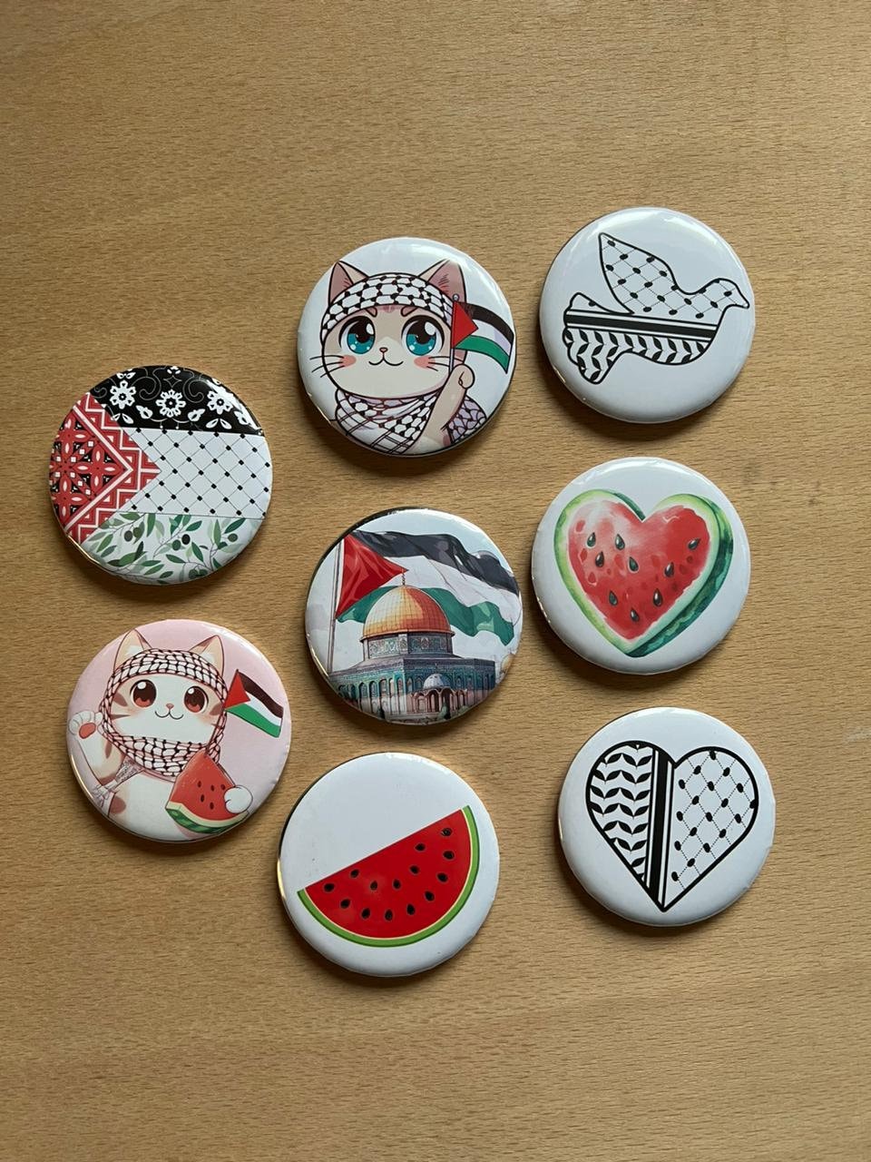 Palestine Sticker Palestine Badge Watermelom Pin Watermelon Badge ...