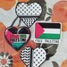 Palestine Stickers Kufiya Stickers Palestine Cat Palestine Flag Gloss ...