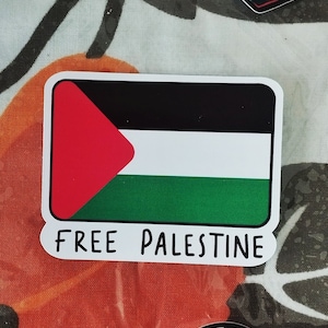 Palestine Stickers Kufiya Stickers Palestine Cat Palestine Flag Gloss ...
