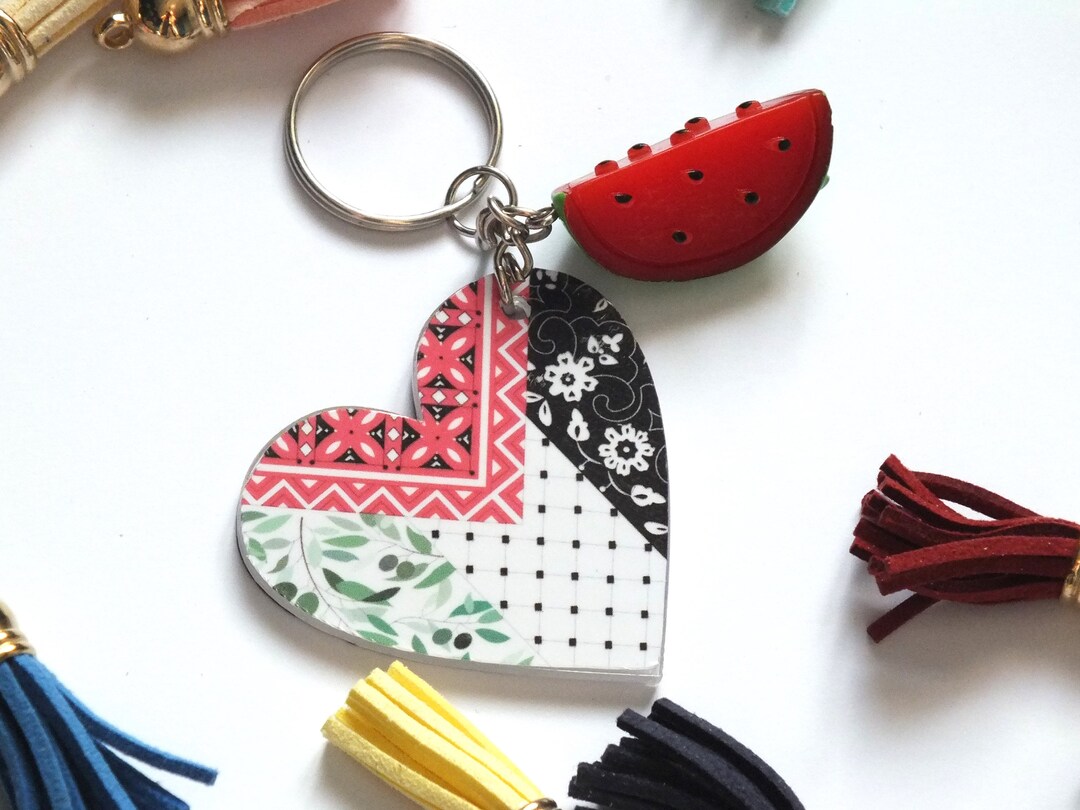 Palestinian Flag Keychain - Activist Keychain – Palestine Heart in ...