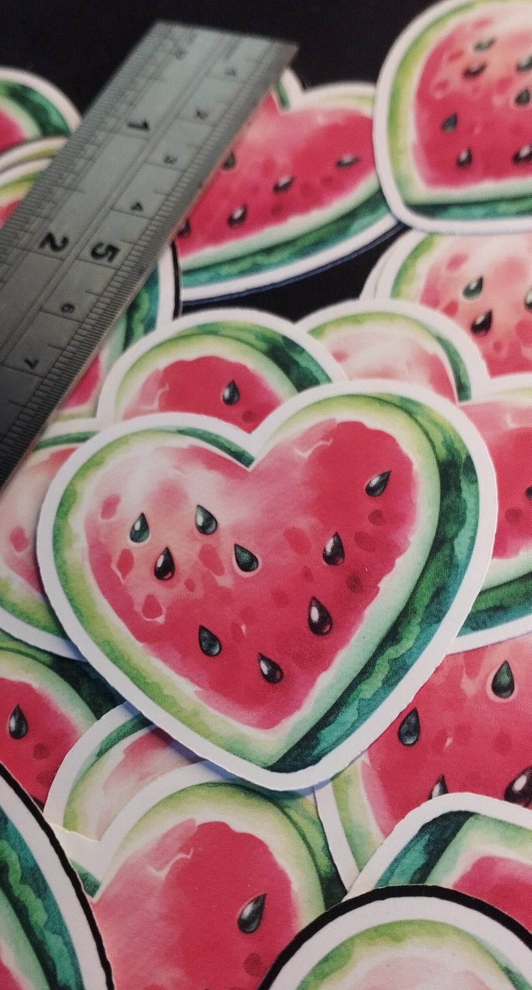 Palestine Sticker Watermelon Sticker Watermelon Heart Decals Palestine ...