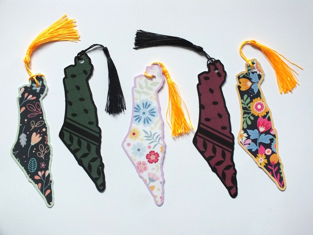 Palestine Art Bookmark Gift With Keffiyeh Pattern Pro Palestine ...