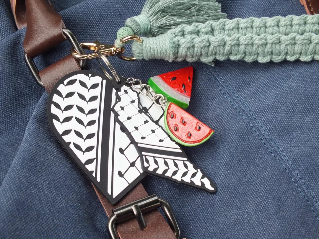 Pro Palestine Keychain Palestinian Gifts for Gaza Charity Fundraiser ...