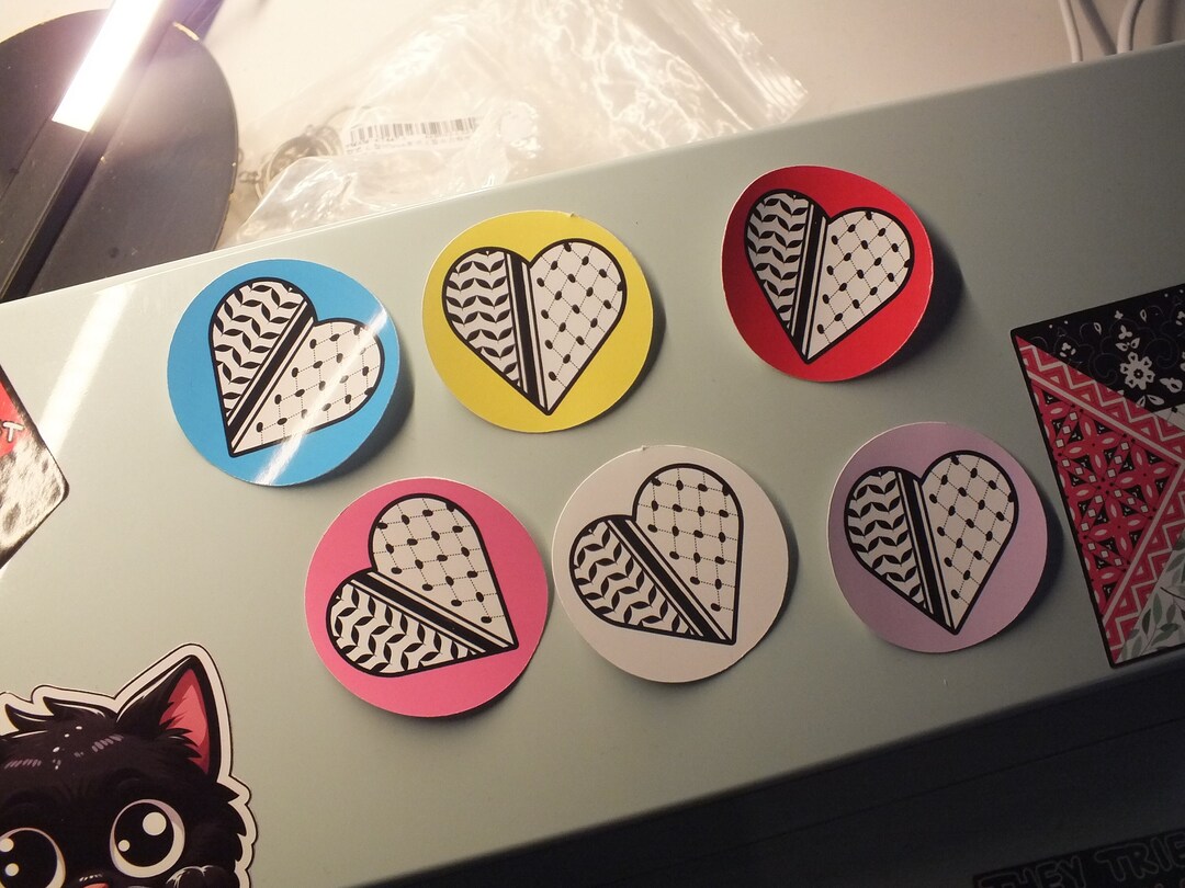 Keffiyeh Sticker Free Palestine Sticker % Proceeds Donated to Charity ...
