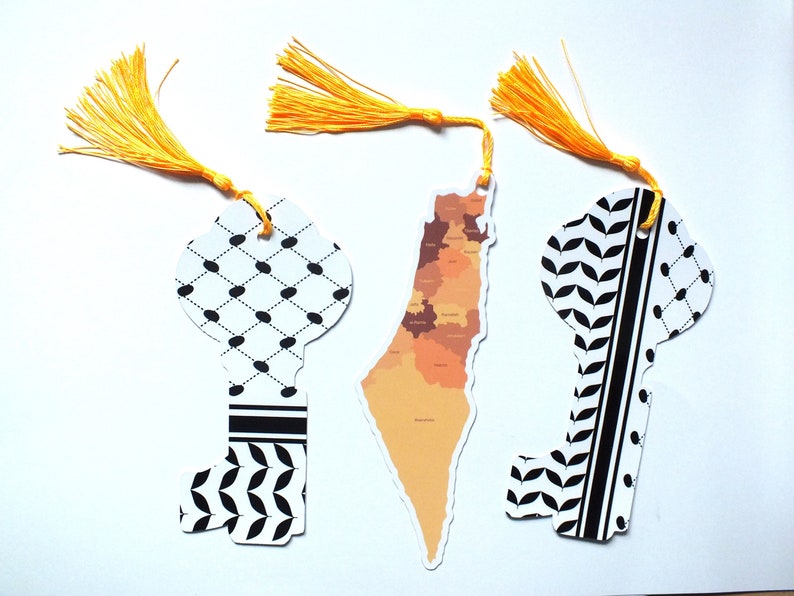 Palestine Bookmark Palestine Gifts Palestine Artwork Keffiyeh Sticker ...
