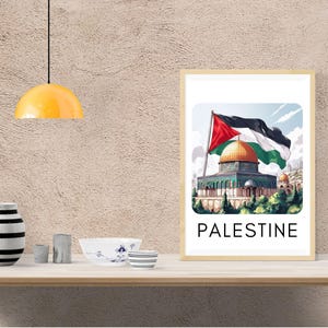 Palestine Wall Art Posters Stunning & Meaningful Decor % Proceeds ...
