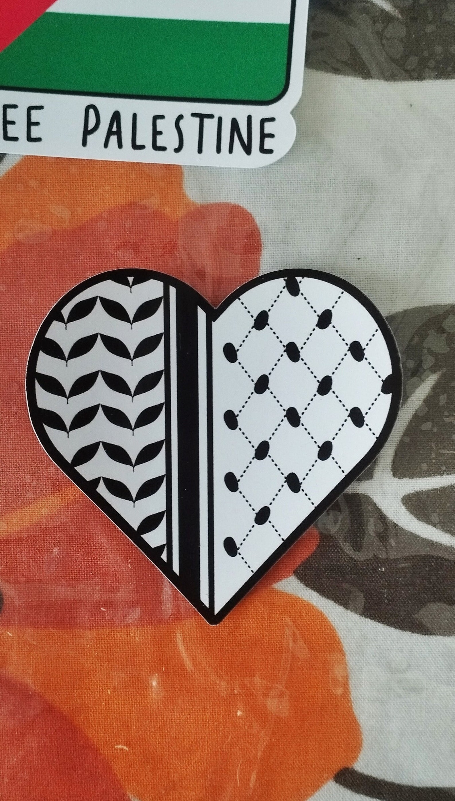 Palestine Stickers Kufiya Stickers Palestine Cat Palestine Flag Gloss ...