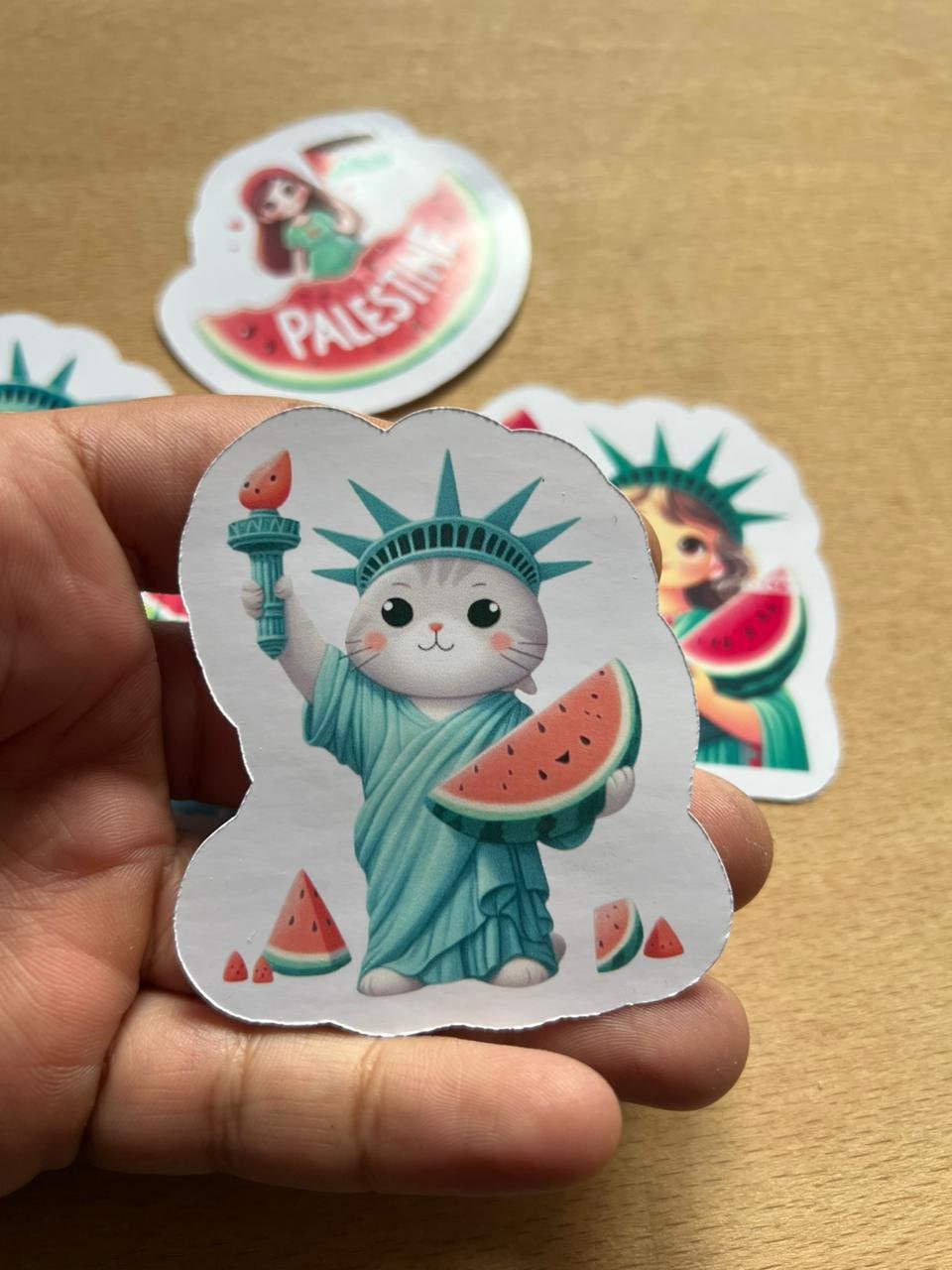 Palestine Stickers Palestine Cat Watermelon Stickers Watermelon Pin ...