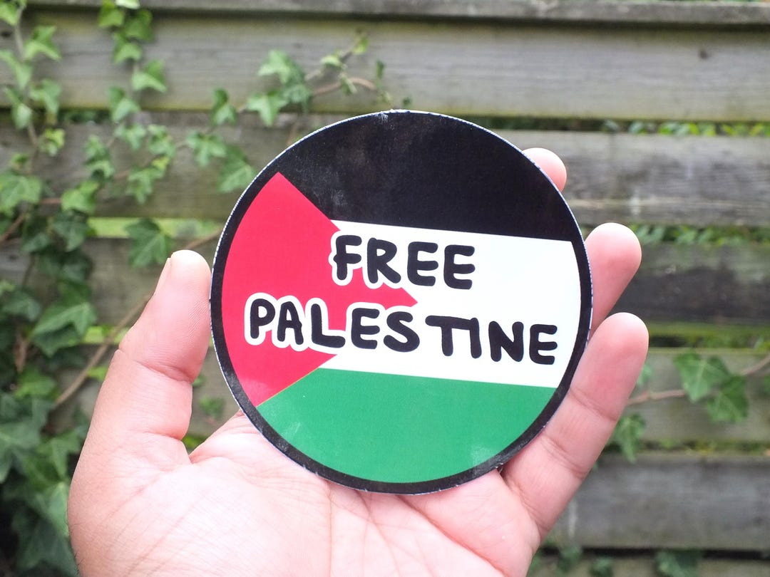 Free Palestine Car Bumper Sticker - Glossy Waterproof Vinyl for Car ...