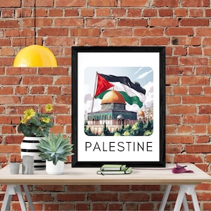 Palestine Wall Art Posters Stunning & Meaningful Decor % Proceeds ...