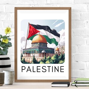 Palestine Art Home Decor Gifts That Support Gaza Fundraiser Palestine ...