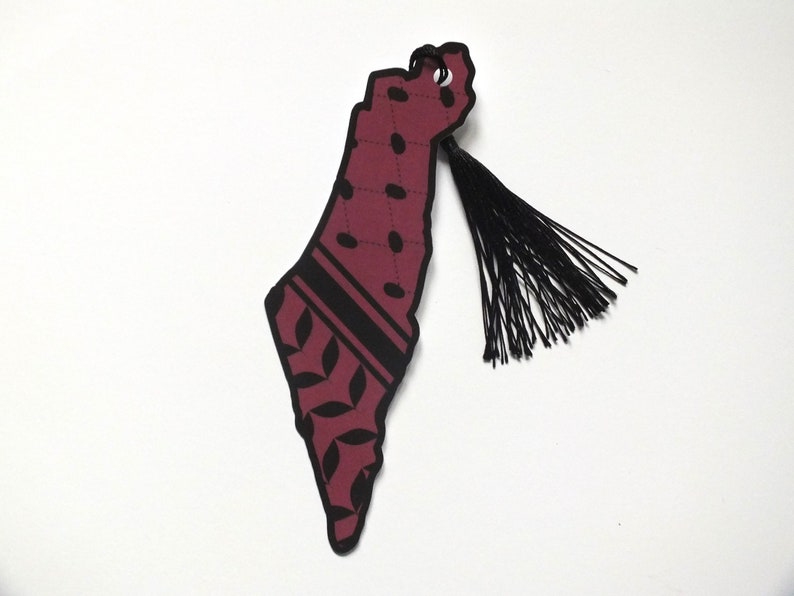 Palestine Art Bookmark Gift With Keffiyeh Pattern Pro Palestine ...