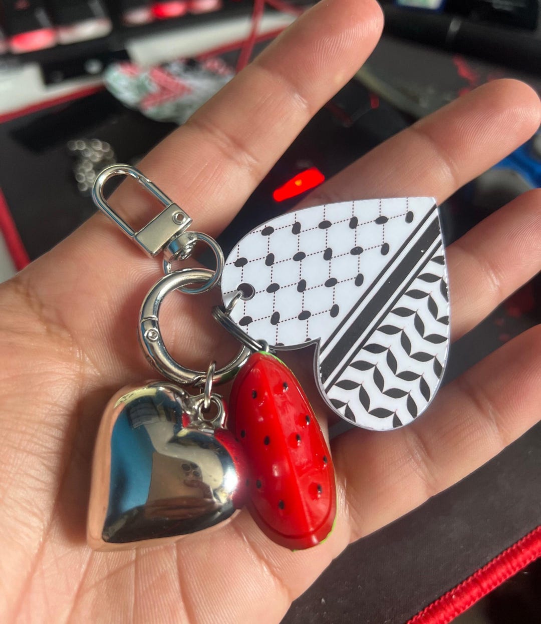 Palestine Watermelon Keychain Unique & Durable Proceeds Donated to ...