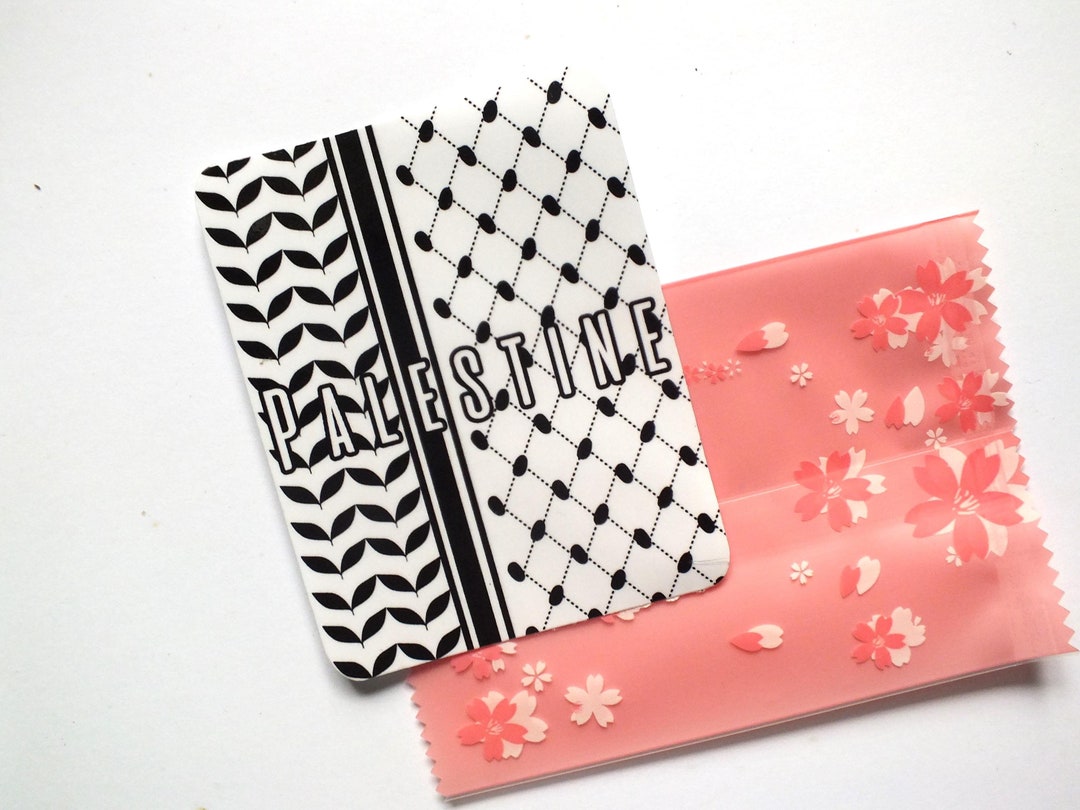 Symbolic Keffiyeh Solidarity Sticker – Glossy Free Palestine Art for ...