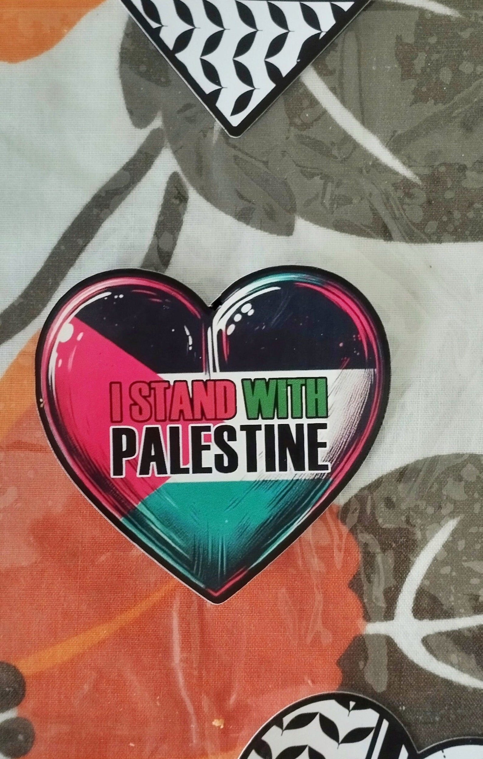 Palestine Stickers Kufiya Stickers Palestine Cat Palestine Flag Gloss ...