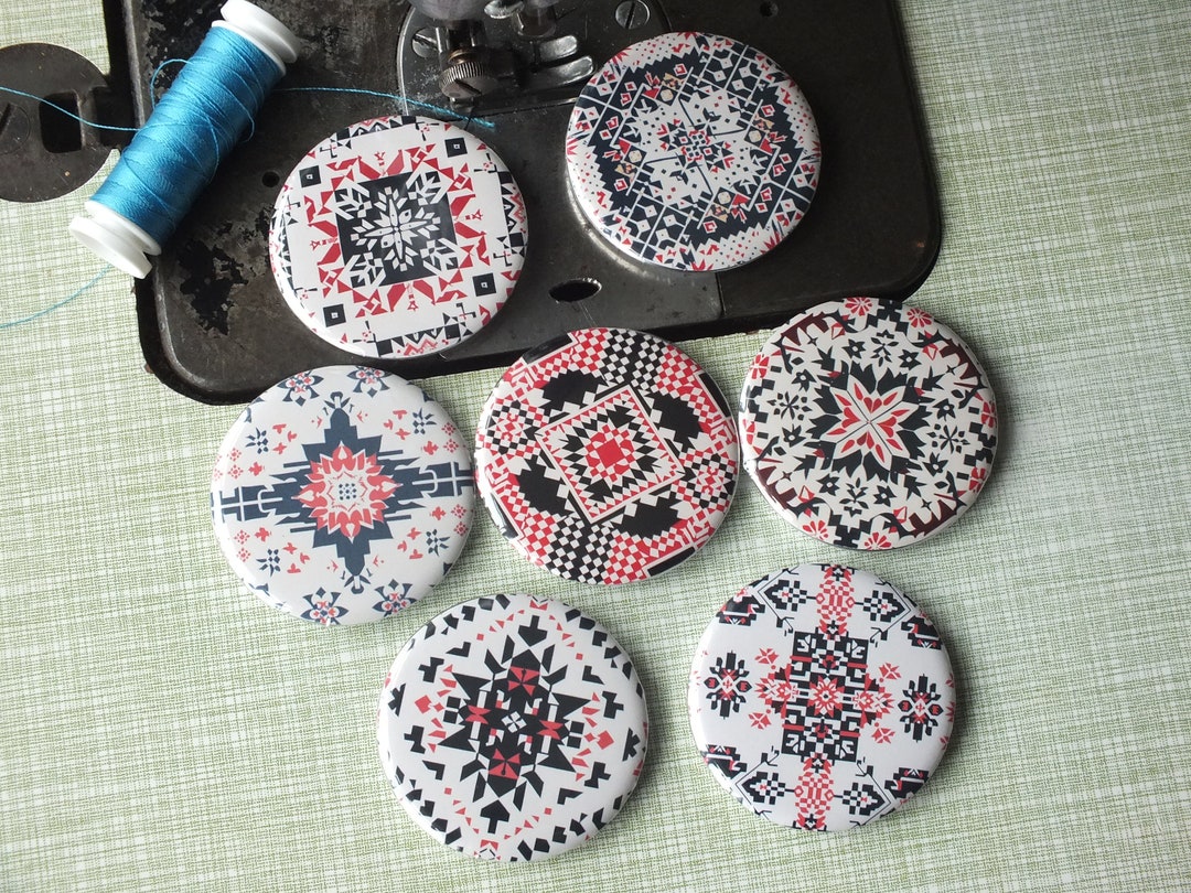 Palestine Badge Tatreez Pattern Pin SVG Embroidery Watermelon Iron on ...