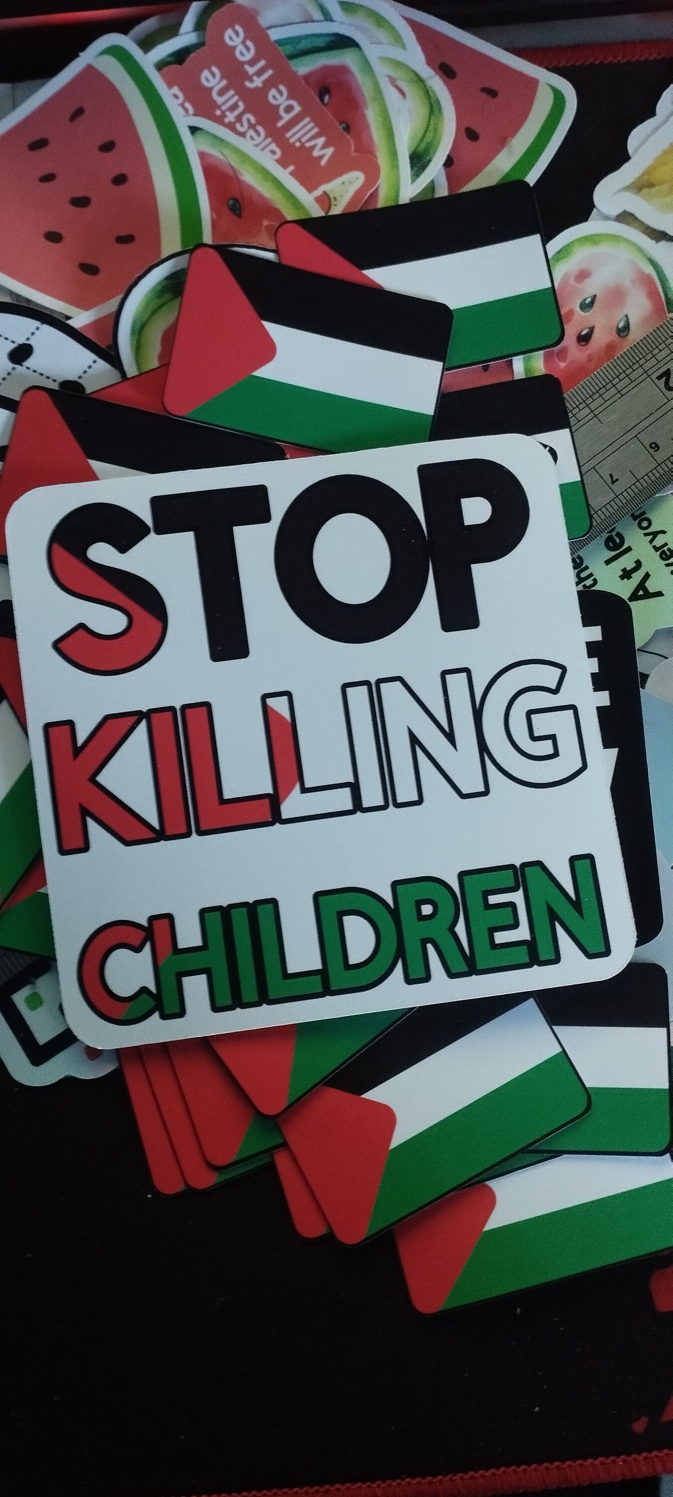 Palestine Sticker Laptop Decal Stop Killing Children Stickers Free ...