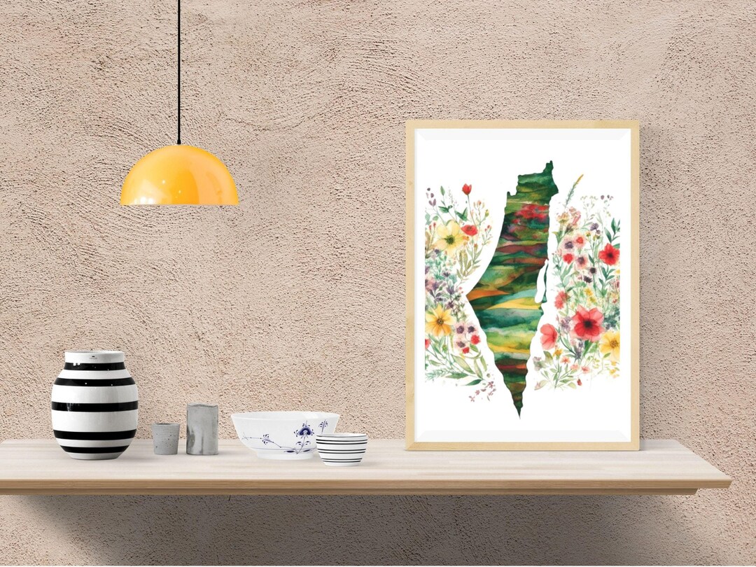Wall Art Palestinian Pro Palestine Poster Palestine Travel Poster ...