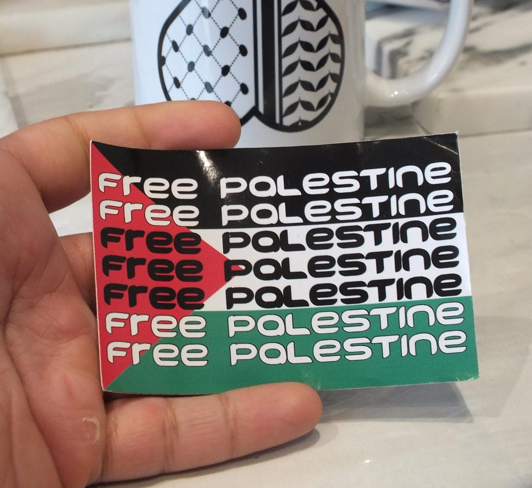 Palestine Flag Decal for Laptop Sticker Profits to Gaza Fundraiser ...