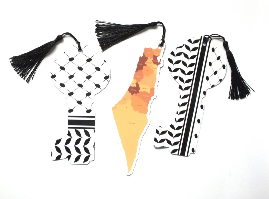 Palestine Bookmark Palestine Gifts Palestine Artwork Keffiyeh Sticker ...