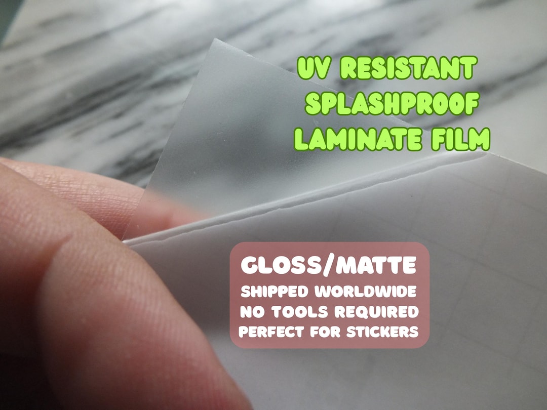 Oracal 210 Matte Sticker Laminating Sheets Gloss Laminate Film for ...