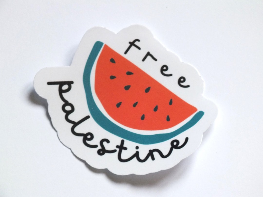 Free Palestine Watermelon Sticker Palestine Sticker Pack Iron on Patch ...
