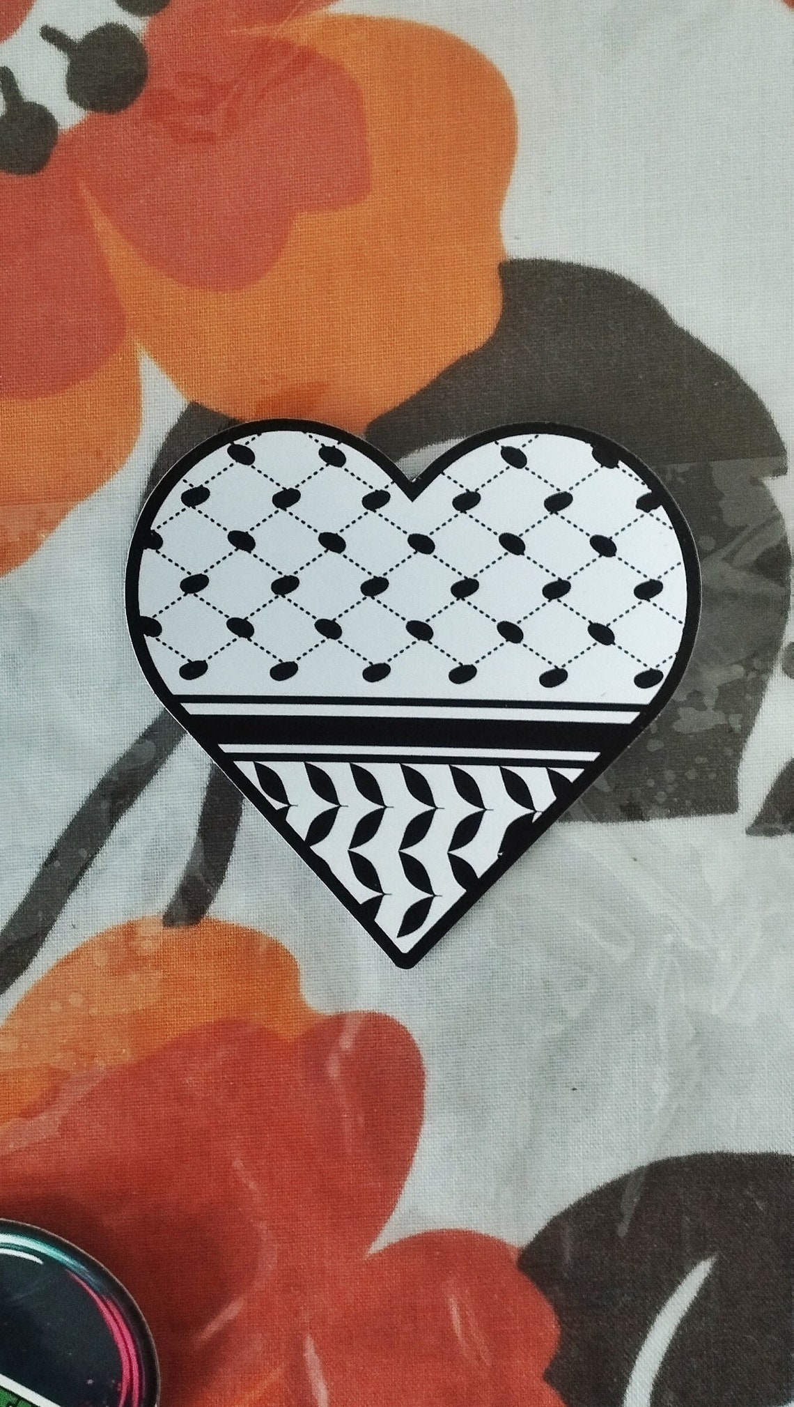 Palestine Stickers Kufiya Stickers Palestine Cat Palestine Flag Gloss ...