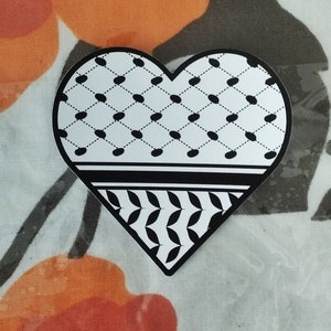 Palestine Stickers Kufiya Stickers Palestine Cat Palestine Flag Gloss ...