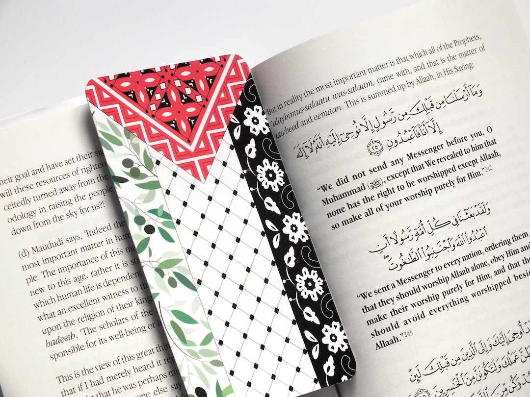 Palestine Bookmark Palestinian Art Palestine Flag Gifts That Support ...