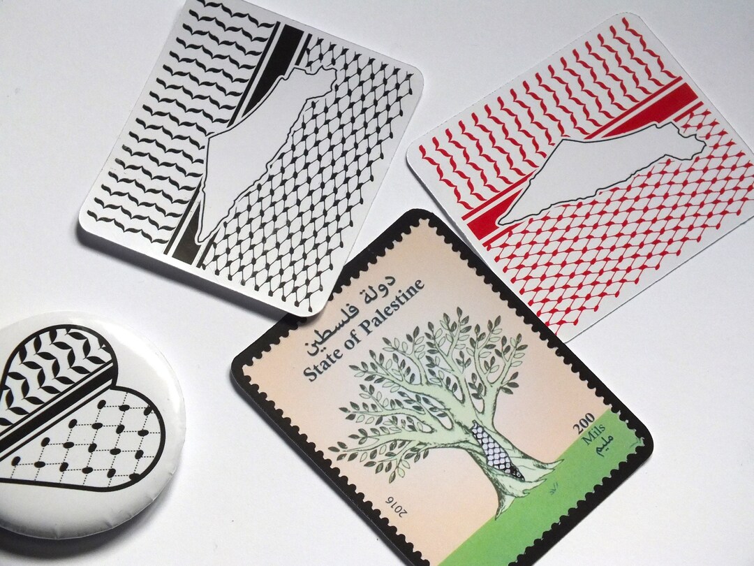 Keffiyeh Sticker Free Palestine Patch Iron on Watermelon Embroidery ...