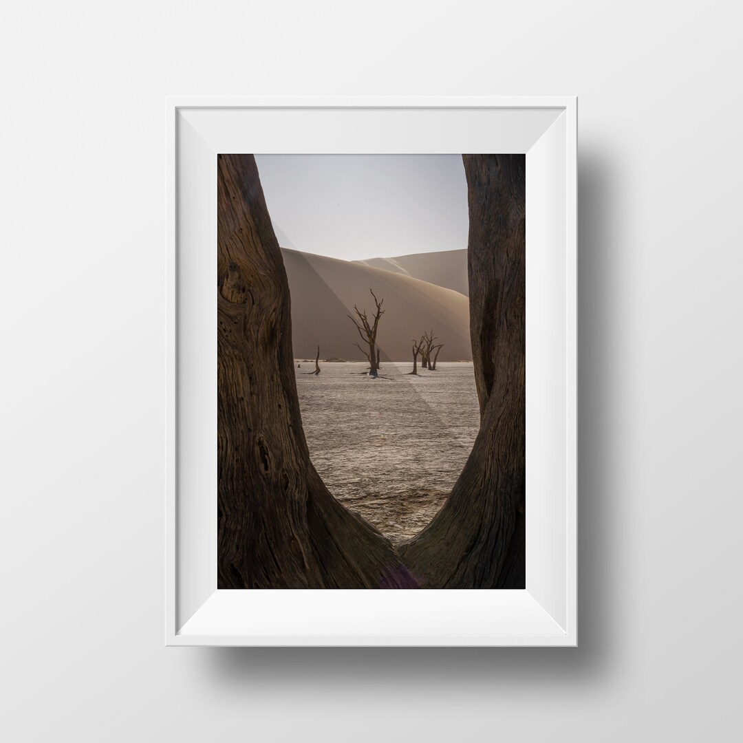 DEADVLEI BAUM NAMIBIA | Poster Wandbild | Reise Geschenk | Afrika ...