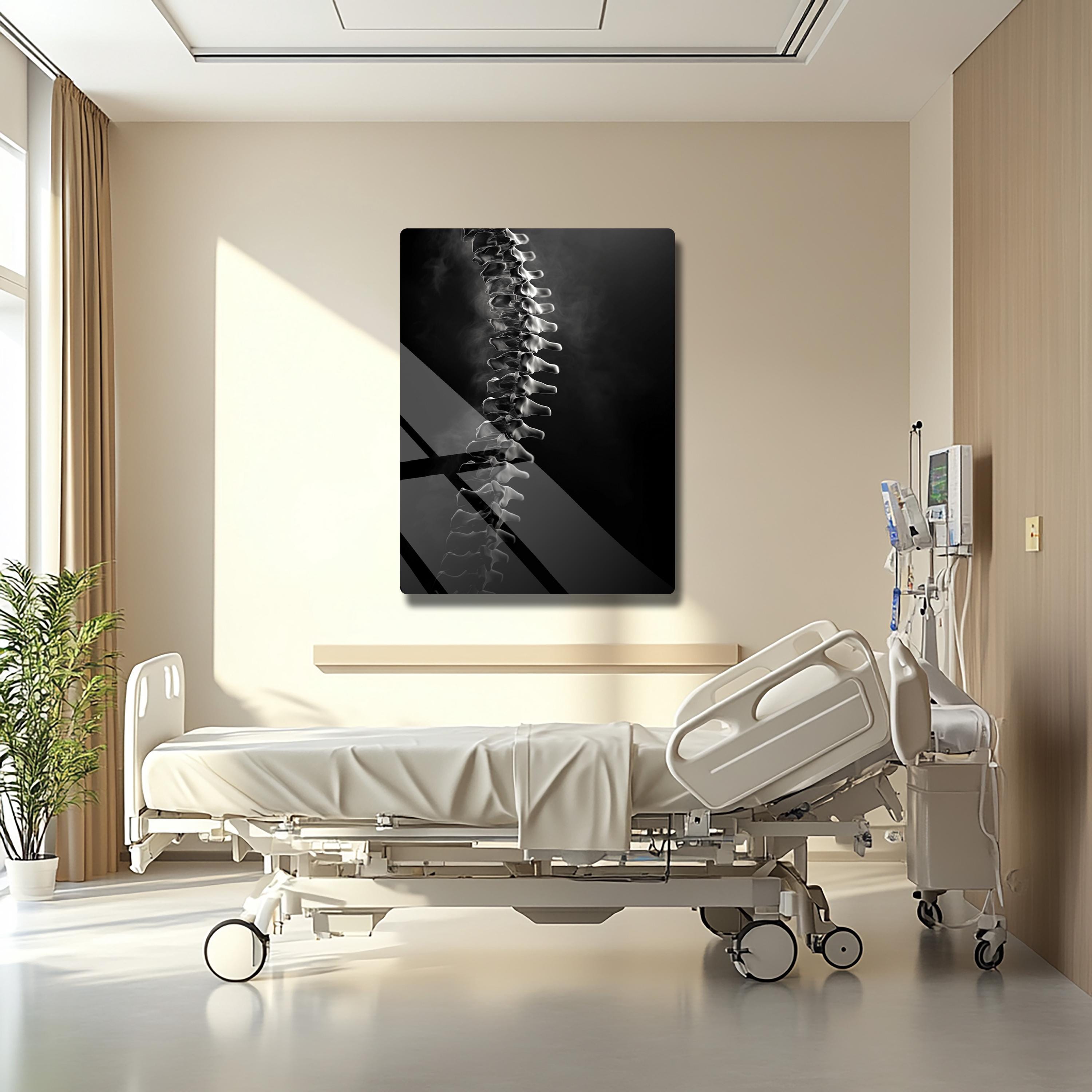 Black and White Spinal Cord, Spine Nervous Wall Art, Spine Print on ...