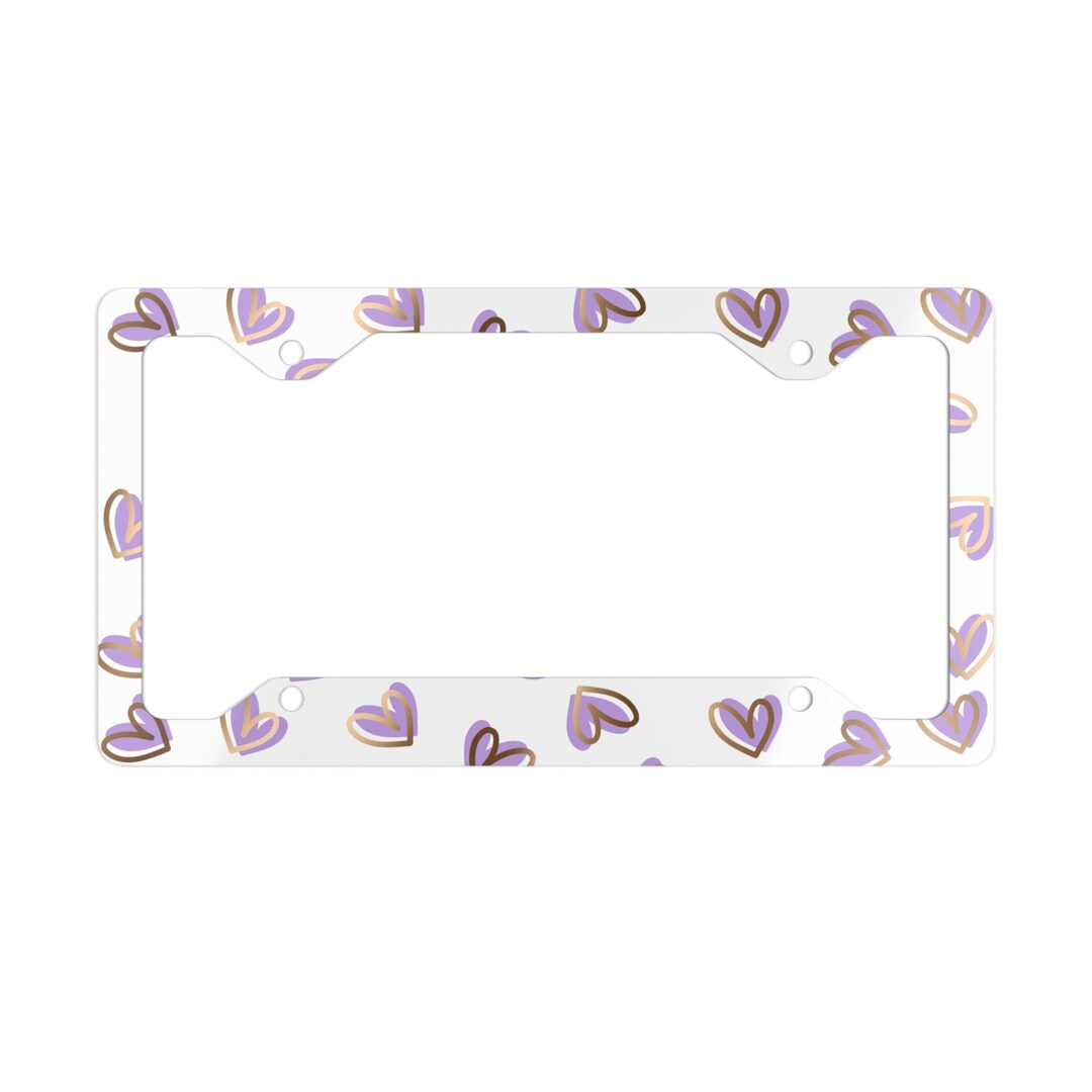 Purple Heart Metal License Plate Frame - Etsy