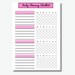 Pink Printable Daily Cleaning Schedule Checklist, Chore Chart Checklist ...