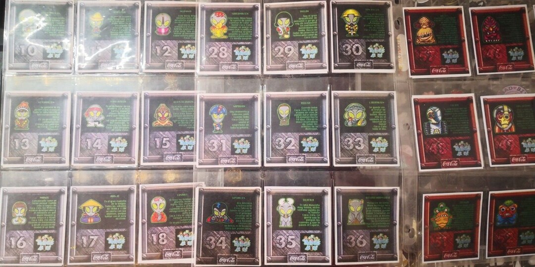 60 All Complete Hielocos Cards Alien Cards Mexico Reprint - Etsy