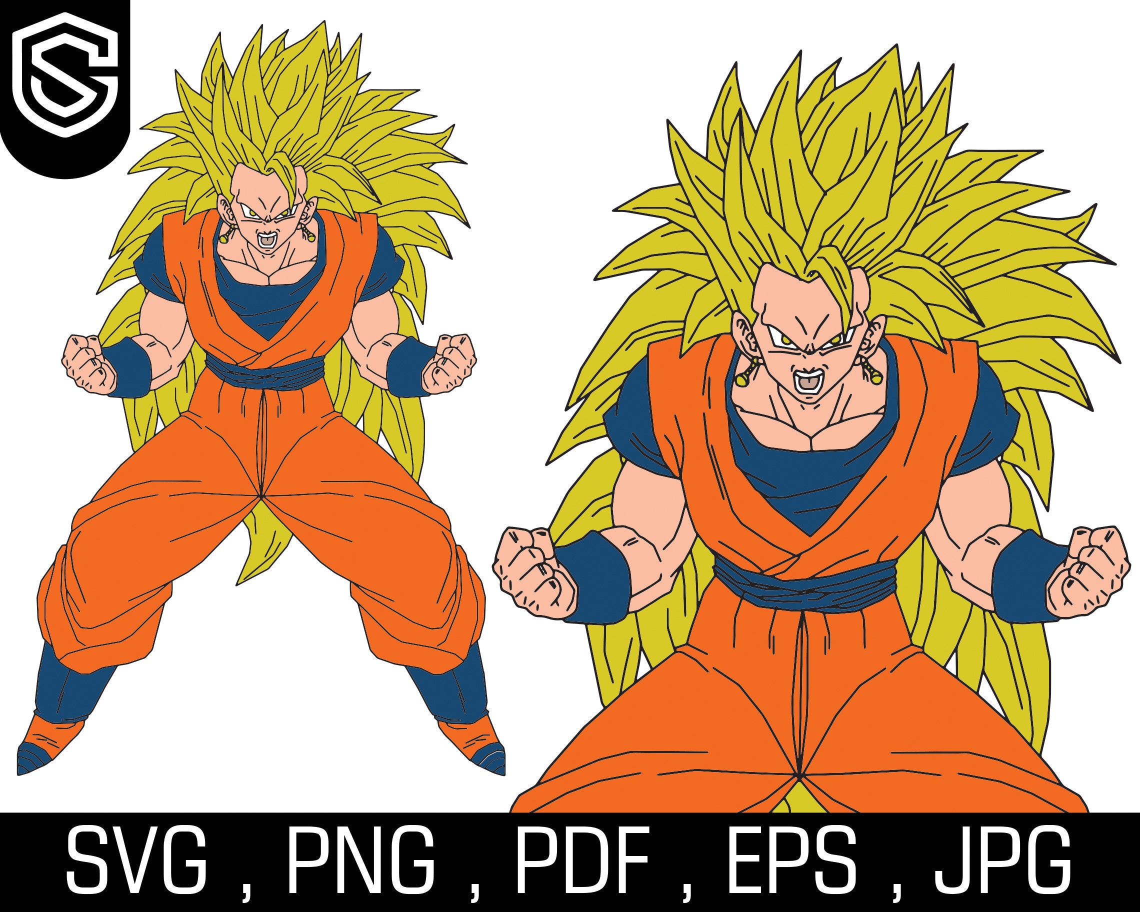 Anime Vector Anime Character Svg Guko Design - Etsy