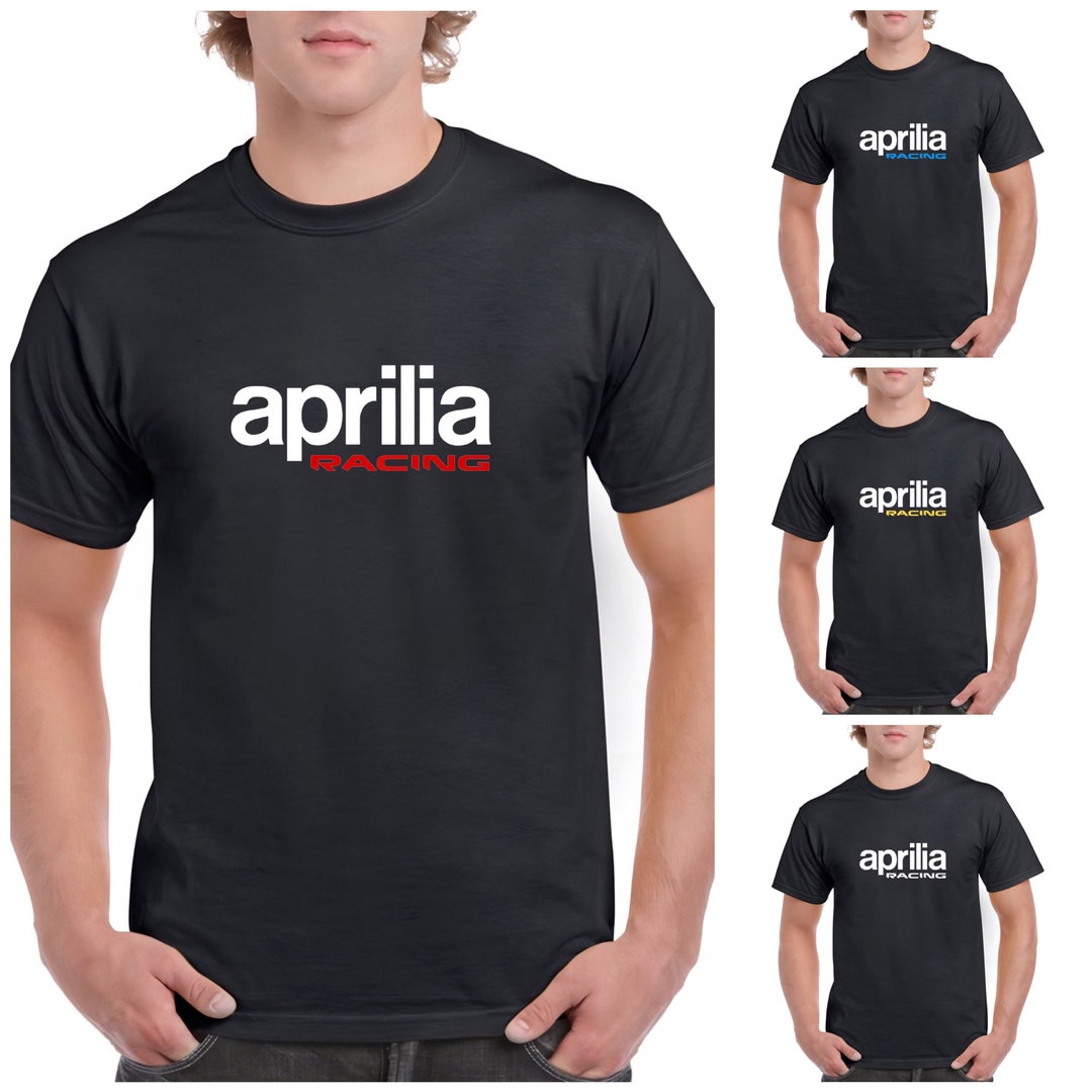 Aprilia Racing Biker T-shirt Handmade Rider Gift Motorbike Motorcycle ...