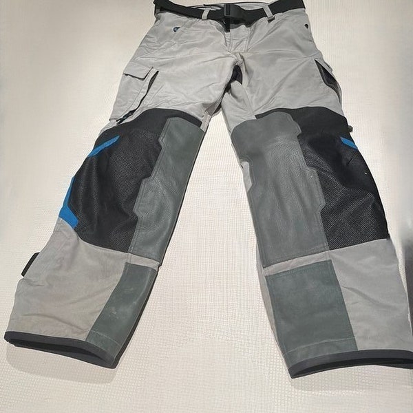 Men BMW Grey Black GS Dry Motorcycle Motorbike Textile Suit Ce Armoured ...