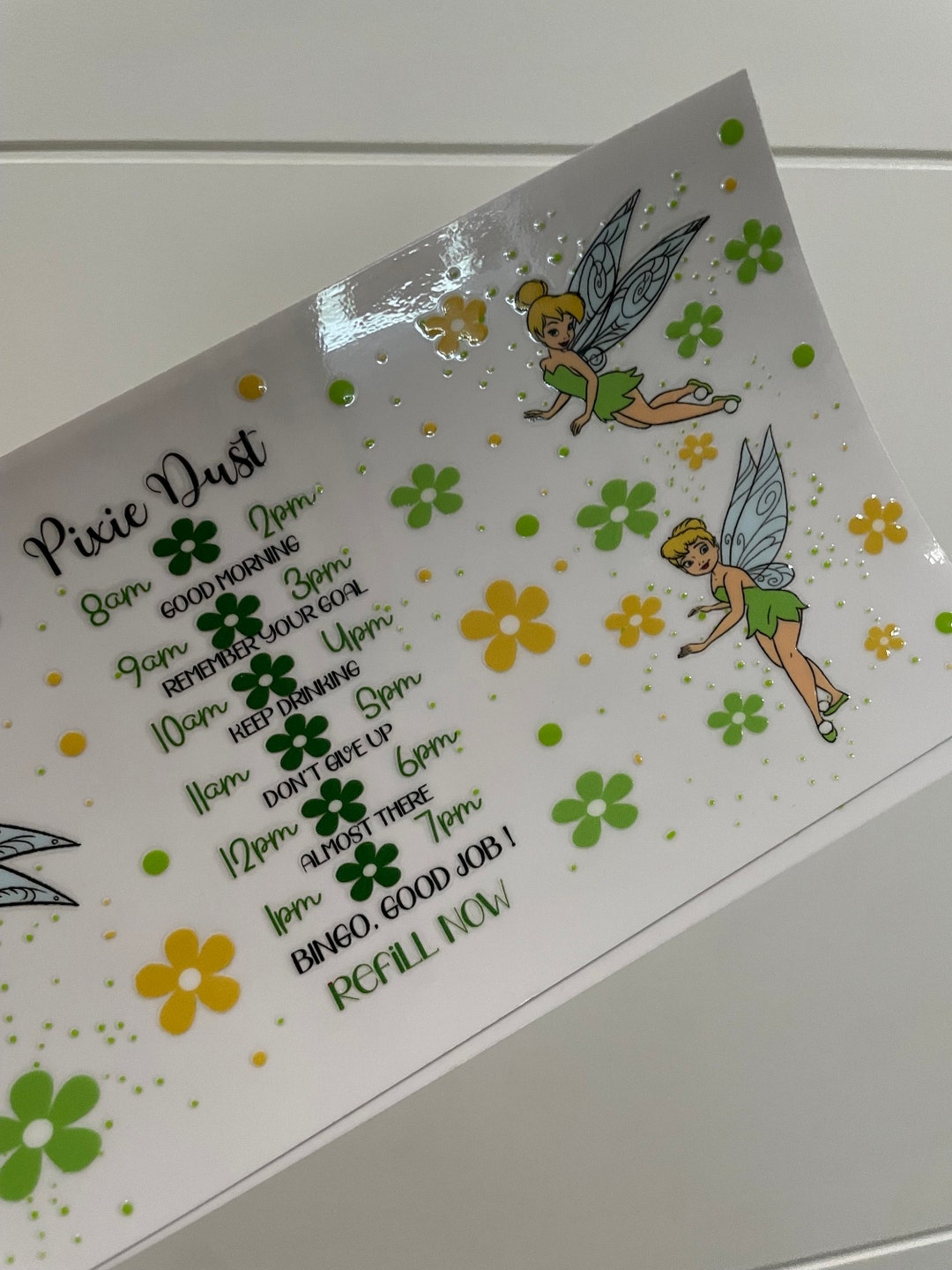 Tinker Bell , Peter Pan , Pixie Dust , Fair UV DTF Cup Wrap 16 Oz - Etsy